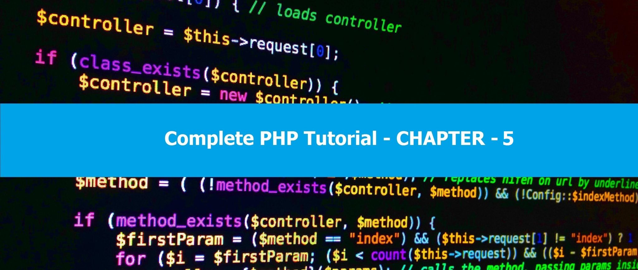 Complete PHP Tutorial – Chapter 5 - Yeah Hub