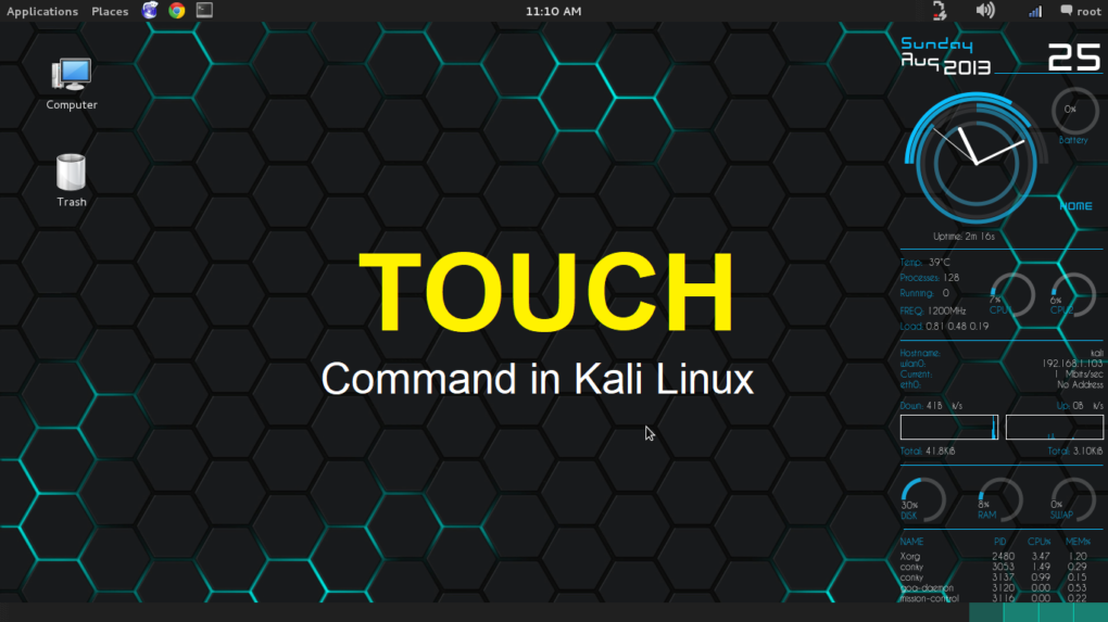 How To Use Touch Command Effectively In Kali Linux Yeah Hub