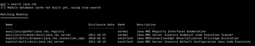 Java Rmi Remote Method Invocation Exploitation With Metasploit Framework Yeah Hub