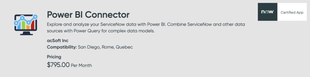 Introducing Power BI Connector for ServiceNow by Alpha Serve - Yeah Hub